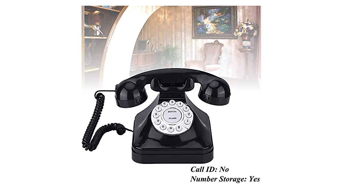 1960s Vintage Push Button Landline Phone - Retro Style