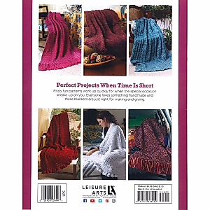 Crochet 48-Hour Afghans-12 Beautiful Designs Easy Enough to be Completed in only 48 Hours