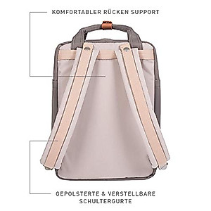 Doughnut Macaroon 16L Travel School Ladies College Girls Lightweight Casual Daypacks Bag Backpack