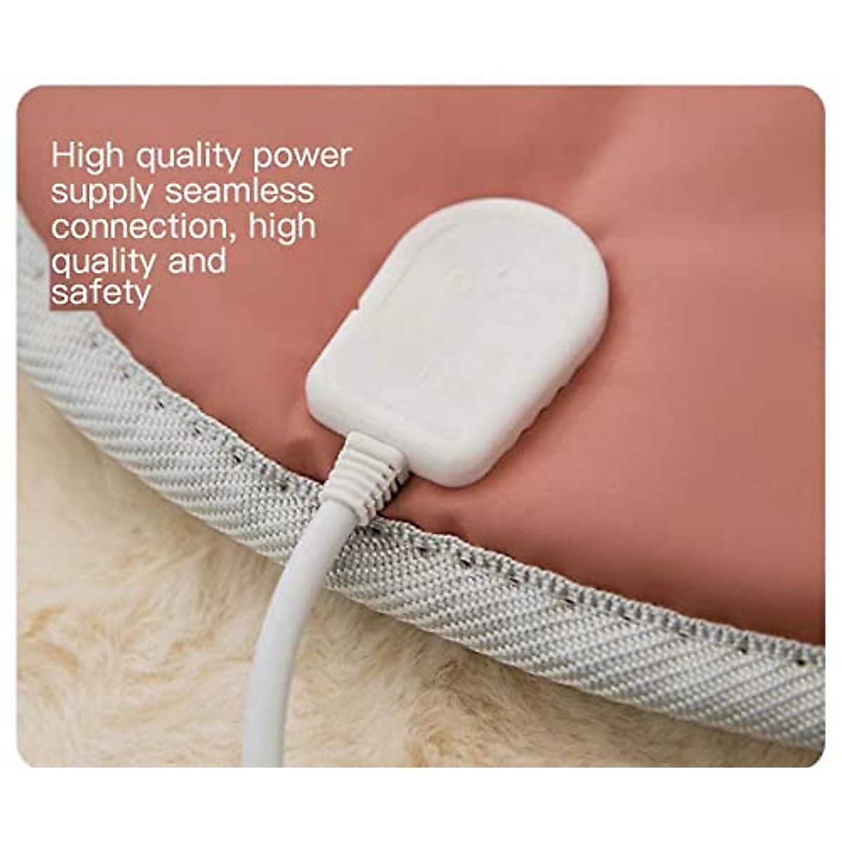 self Heating cat Bed cat Heating pad Heated cat Bed pet Heating Pads for Cats Heated cat Bed Indoor pet Blanket Heating cat mat Waterproof Scratch Shock Proof Electric Proof Constant Temperature (S)
