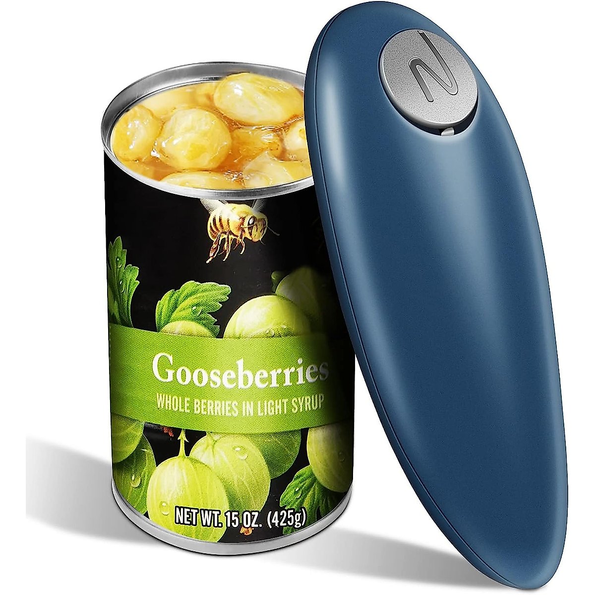 Electric Can Opener, Open Your Cans with A Simple Push of Button, Battery Operated Automatic Can Opener Smooth Edges, Hand Free Can Opener, Best Kitchen Gadget for Chefs, Arthritis and Seniors