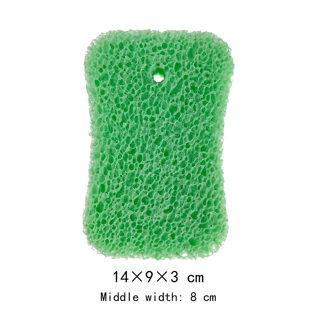 Danpaty Bath Sponge 3-Pack – Soft Exfoliating Shower Sponges for Deep Cleaning, Durable Body Sponge Set for Adults in Orange, Blue & Green