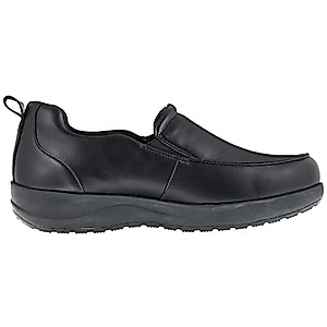 Amazon Essentials Men's Service Shoe, Black, 9.5