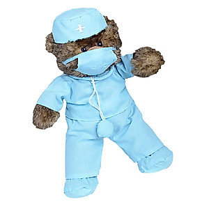 Doctor "Scrubs" Outfit Teddy Bear Clothes Fits Most 14" - 18" Build-A-Bear and Make Your Own Stuffed Animals