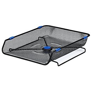 Rexel Wire Letter Tray - 70 mm x 265 mm x 350 mm, Black