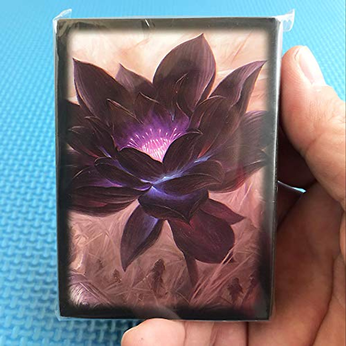 120 PCS/LOT Black Lotus Game Sleeves Cards Sleeve Card Cover for Trading Cards TCG Board Games Protective Sleeves 66x91mm