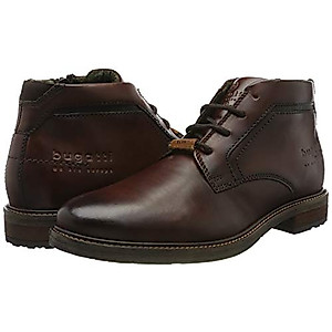 bugatti Men's Derbys, Brown 6100 Dark Brown, 11.5