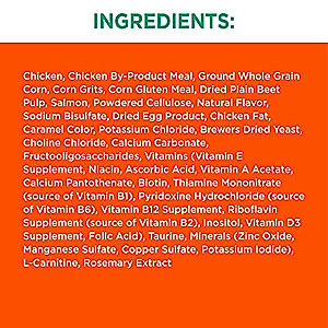 IAMS PROACTIVE HEALTH Adult Hairball Care Dry Cat Food with Chicken and Salmon Cat Kibble, 3.5 lb. Bag