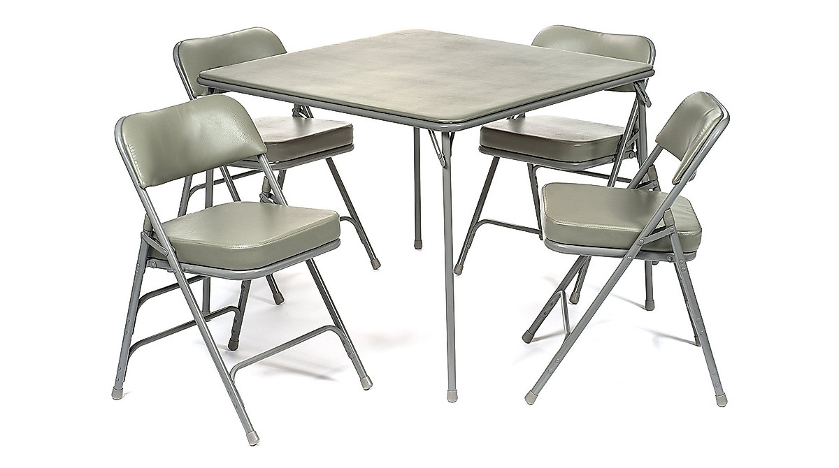 XL Series Folding Card Table & Chairs - Comfort & Accessible