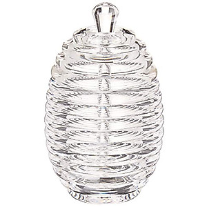 Fox Run Jar and Dipper Honey, 3.5 x 3.5 x 5.75 inches, Clear