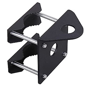 KSWLOR 3/4 Hole Antenna Roll Bar Mount Bracket with NMO Connector,Horizontal or Vertical Installation on Round Bar, Square Bar and Railing