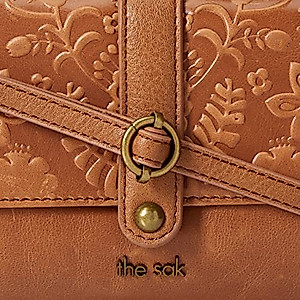 The Sak Womens Sequoia Extra Large Smartphone Crossbody, Tobacco Floral Embossed Ii, One Size US