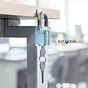 Eutuxia Magnetic Key Holder for Wall - Get Your Car & Home Keys Easier and Faster. Heavy Duty Magnets, Wall Key Holder, No Drilling, 3M Key Hook. [6 PK]
