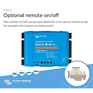 Victron Energy Orion-Tr IP43 48/48-Volt 6 amp 280-Watt Isolated DC-DC Converter