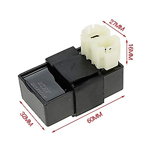 HIAORS 6 Pin AC CDI BOX for GY6 50cc 125cc 150cc ATV Taotao Roketa Sunl Lance Scooter Moped Go Kart 4 Wheeler Quad Bikes Parts