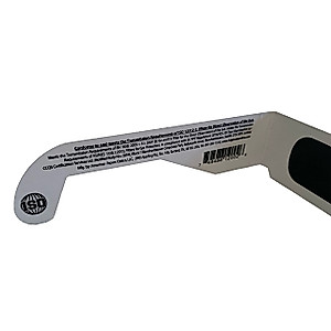 Solar Eclipse Viewing Glasses, Made in the USA, ISO-CE Certified 2 Pack THE TEXAS 2'CLIPSE