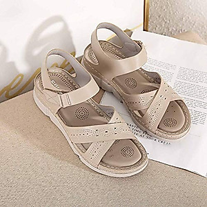 Flip Flops for Women, Plantar Fasciitis Sandals for Flat Feet with Arch Support, Comfortable Walking Thong Style Flip Flops Sandals