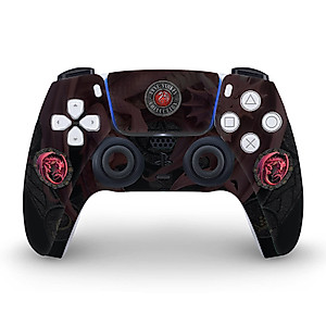 Head Case Designs Officially Licensed Anne Stokes Lammas Lughnasadh Dragons of The Sabbats Vinyl Faceplate Gaming Skin Decal Compatible with Sony Playstation 5 PS5 Disc Console & DualSense Controller