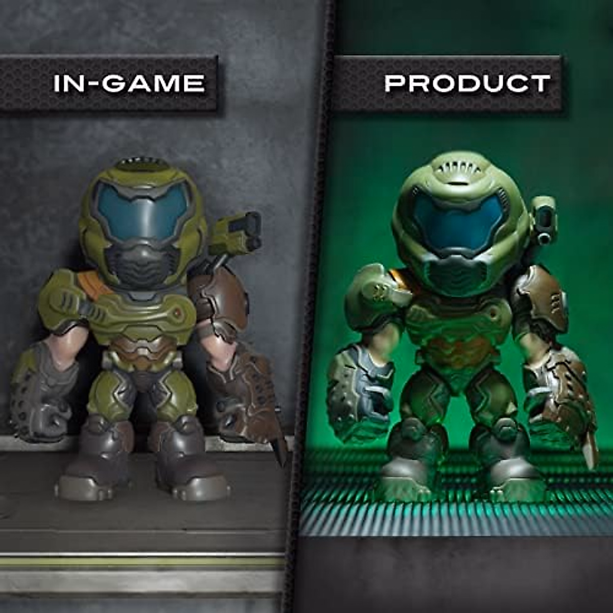 Numskull Doom Slayer Doom Eternal in-Game Collectible Replica Posable Toy Figure - Official Doom Merchandise - Limited Edition