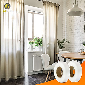 CZ Store✮✮ - Iron-On Fabric Tape |0.79-inch|27 Yard|2-Pack| White Heavy Duty Fusible Adhesive Hemming Strip to Repair Curtains, Clothes, Pants, Pillow Case, Uniform - No Sewing