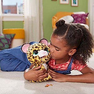 FurReal Lil’ Wilds Lolly The Leopard Plush Toy, Electronic Pets, with 40+ Sounds and Reactions; Interactive Pet, Animatronic Toys for 4 Year Old Girls and Boys and Up
