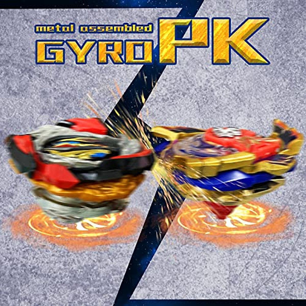 BeyBtatle Battling Top Burst Gyro Toy Set Combat Battling Game 2 Spinning Tops 1 St. Sword Ver Launcher Bey Burst Gyro Toy Battling for Kids Children Boys Ages 6+