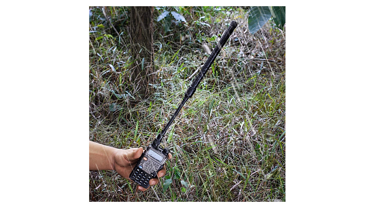 Bingfu Gooseneck CS Tactical Antenna for Ham Radios | Dual Band VHF UHF