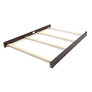Full-Size Conversion Kit Bed Rails for Delta Children Cribs (Black Cherry Espresso)