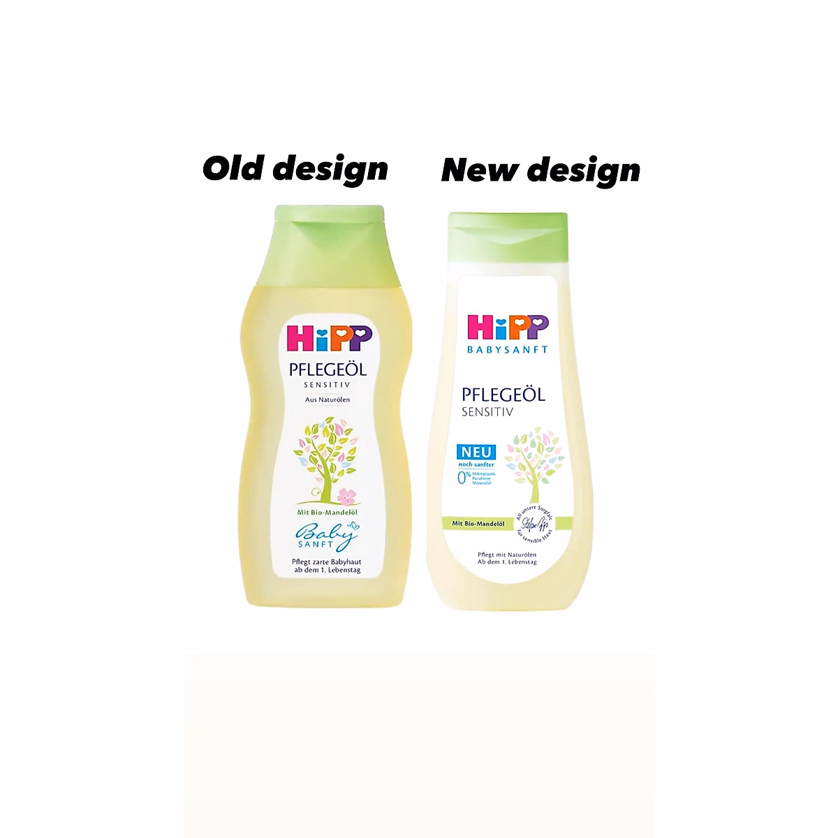 Hipp Baby Body Oil with Organic Almond Oil - 200 ml - German -