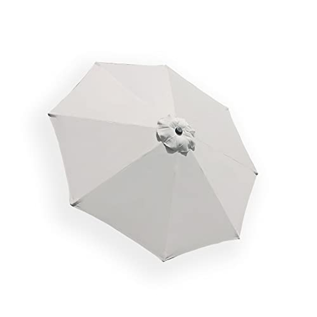 Garden lucky 9ft Patio Umbrella Replacement Canopy Market Umbrella Top Outdoor Umbrella Canopy for 8 Ribs Umbrella Beige