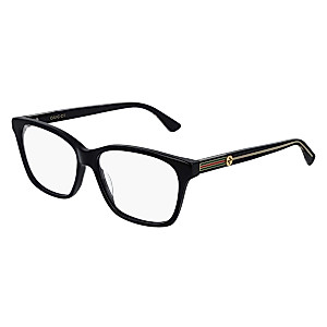 Gucci Women's Eyeglasses Web GG0532O GG/0532/O 001 Black Optical Frame 54mm