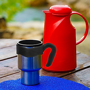 3 Pack 20oz Tumbler Handles,Mug Handle or Cup Holder Replacement-Black,Pink,Blue