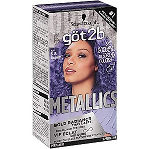 Got2b Metallics Permanent Hair Color, Blue Lavender