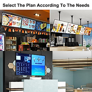ZLPOWER 43" Digital Signage Kiosk Touch Screen Digital Kiosks Interactive Displays Wall Mounted 4K IPS LCD Screen Commercial Totem with Android 11 System Interactive Advertising Media Player