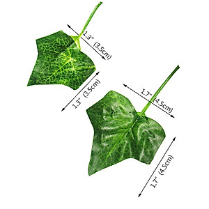 Gooteff 84 Ft Fake Plants Artificial Ivy Leaf Greenery Garland Plants Fake Hanging Vine Garland Fake Leaves for Party Garden Office Christmas Wedding Wall Home Decor（12 Pack）