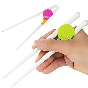 5 Pairs Easy to Use Cheater Training Chopsticks for Children and Adults Fashion Helper Training Toy Reusable Kids Learnings Chopstick