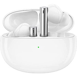 realme Buds Air 3 Wireless Earbuds, Active Noise Cancellation, 10mm Dynamic Bass Boost Driver, Up to 30 Hours Playtime, IPX5 Water Resistance - (White)