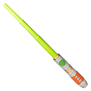 Star Wars: Young Jedi Adventures Kai Brightstar Green Extendable Lightsaber, Toys, Preschool Toys for 3 Year Old Boys & Girls