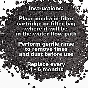 Kolar Labs – Premium Catalytic Activated Carbon – 454g (1lb), Chlorine, Chloramine and Hydrogen Sulfide Removal for Tap Water, Reverse Osmosis Filtration Systems and Aquariums