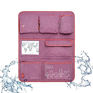 Lassig Kids Car Organizer Wrap-to-Go About Friends Melange, Pink