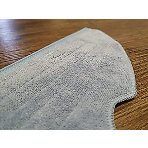 Replacement Mop Pads for Roborock S7/ S7+/ S7 MaxV/ S7 MaxV Plus/ S7 MaxV Ultra, Microfiber-Mop, Wipes (6 pieces)