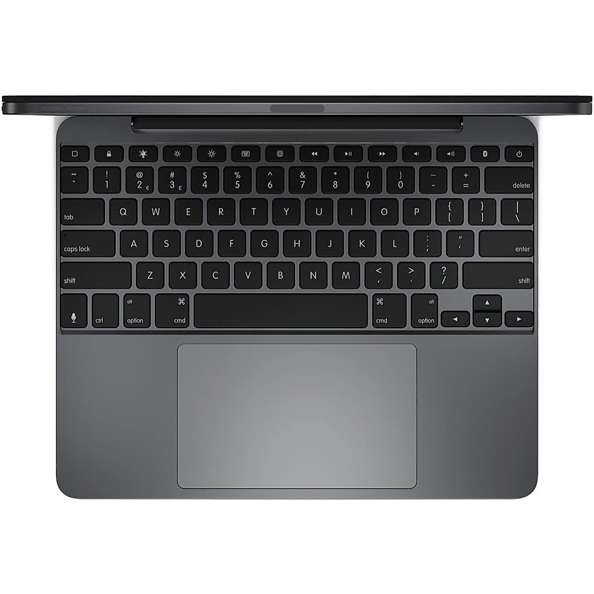 Brydge 12.9 MAX+ Wireless Keyboard with Trackpad for iPad Pro 12.9-inch - Wireless Connectivity - Bluetooth - iPad Pro - TouchPad - iPadOS - Space Gray