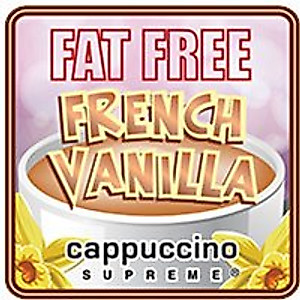 Cappuccino Supreme 2 lb bag Fat Free French Vanilla Instant Cappuccino Mix