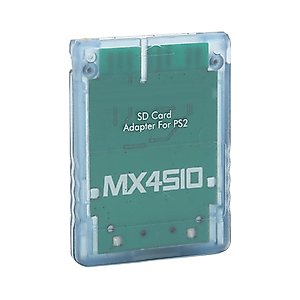 MX4SIO SIO2SD TF Reader Adapter for PS2, Not a Memory But a Adapter, Replacement Memory Reader Adapter for PS2(Blue)