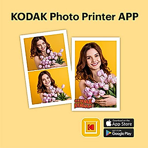 KODAK Dock Plus 4Pass Instant Photo Printer (4x6 inches) + 90 Sheets Gift Bundle