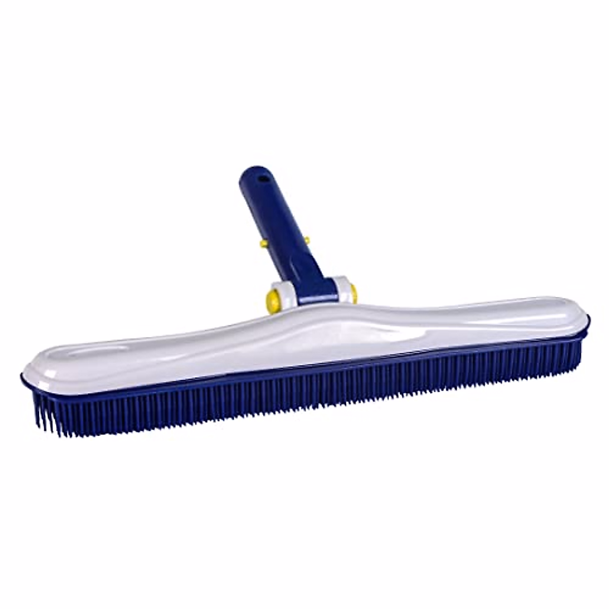 Aqua EZ 16-in Rubber Bristled Pool Wall Brush Safe for Vinyl, Fiberglass, Plaster and Concrete Surfaces