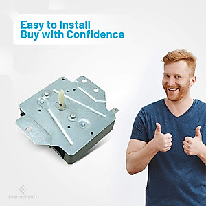 EvertechPRO W10185992 for Whirlpool Dryer Timer Replacement, Durable and Easy to Install, Universal Dryer Timer WPW10185992 Compatible with Whirlpool Dryer Timer and Most Top Brand Dryers