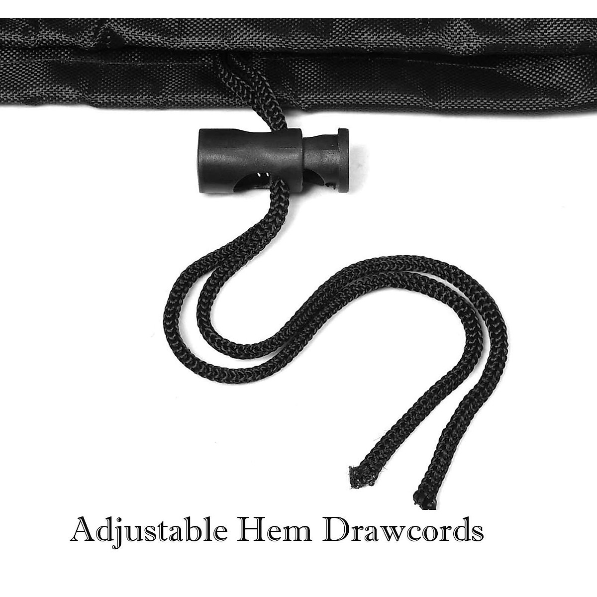 WZDD 100x100x31 Inch Rectangular Patio Furniture Cover Set, Outdoor Furniture Covers Waterproof, Patio Table and Chair Cover, 420D Heavy Duty Square Furniture Covers for Garden, Black