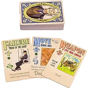 Cheapass Games: Kill Doctor Lucky, Deluxe 23rd and 3/4th Anniversary Edition, Family Board Game of Cold-Blooded Murder, For 2 to 8 Players