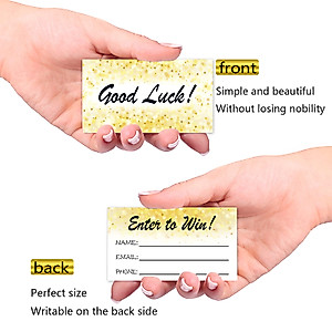 200 Pieces Raffle Tickets 3.5”x2” Entry Cards Contest,Raffles,Ballot Box,50/50,Auction,Great for Fund Raisers,Fairs,Carnivals,and More-with Space for Name, Email Address, and Phone Number Fields
